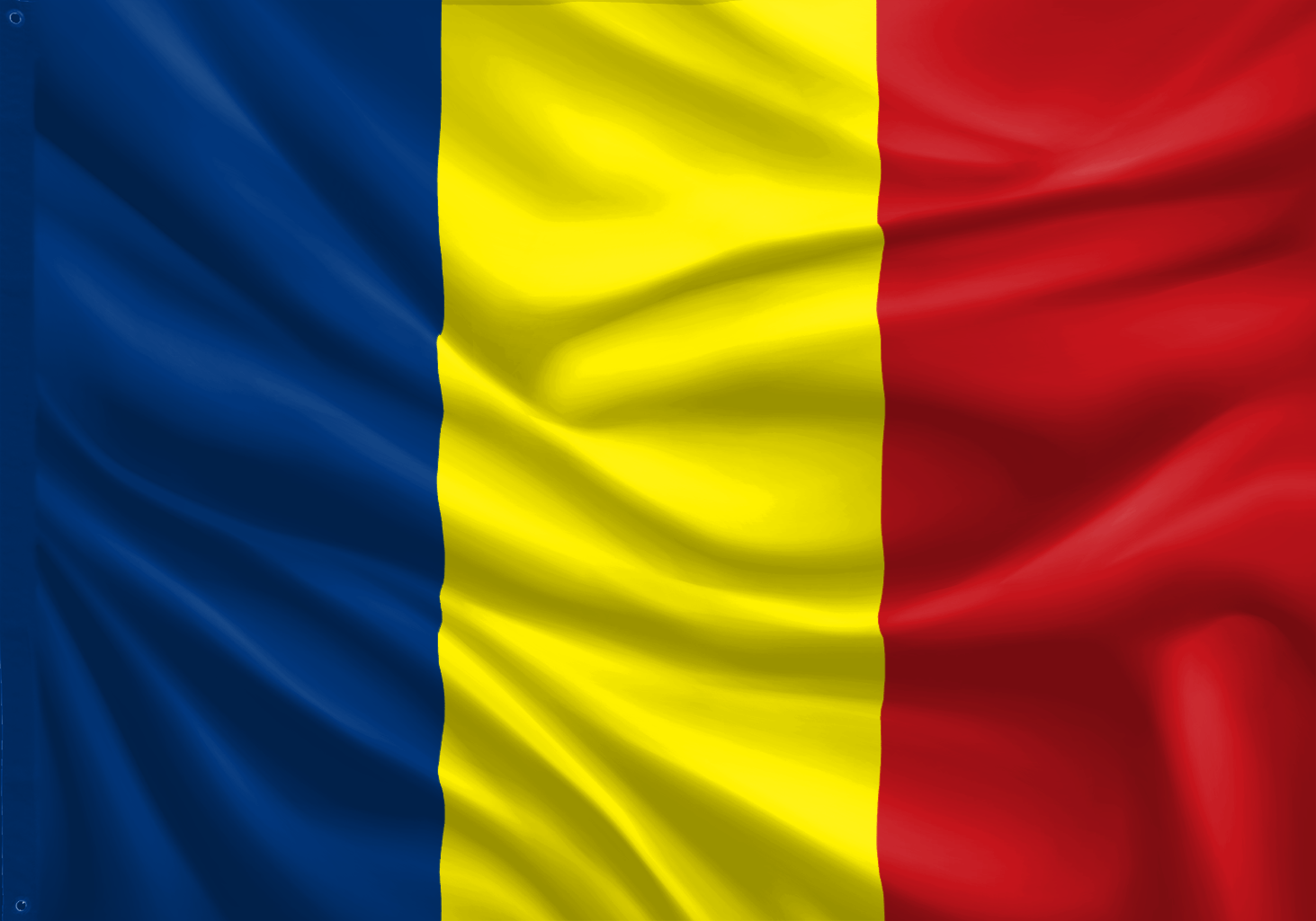 Bandeira Oficial do Chade em 100% Poliéster Costurada